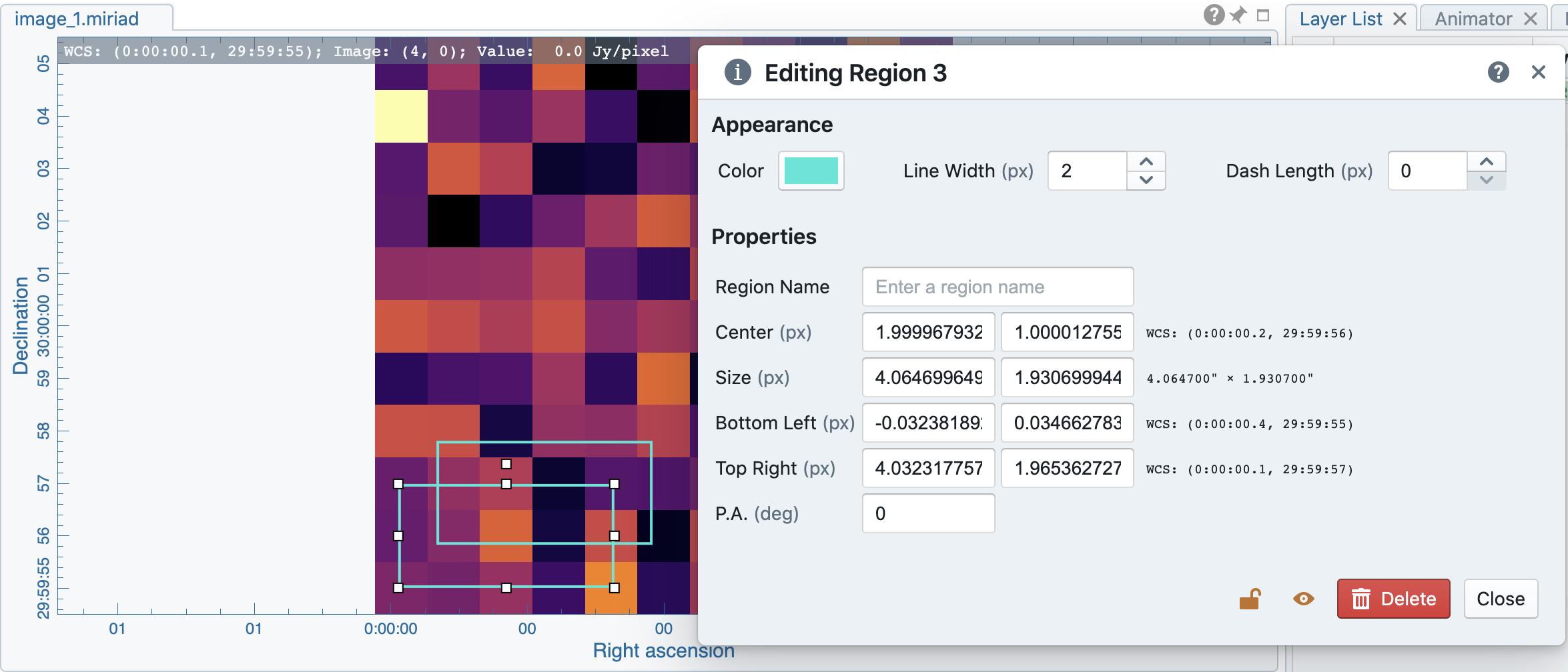 position offset seen in exported region · Issue #541 · CARTAvis/carta-backend · GitHub