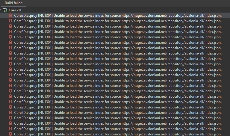 Avalonia NuGet repository returning a 502 Bad Gateway · Issue #9124 · AvaloniaUI/Avalonia · GitHub