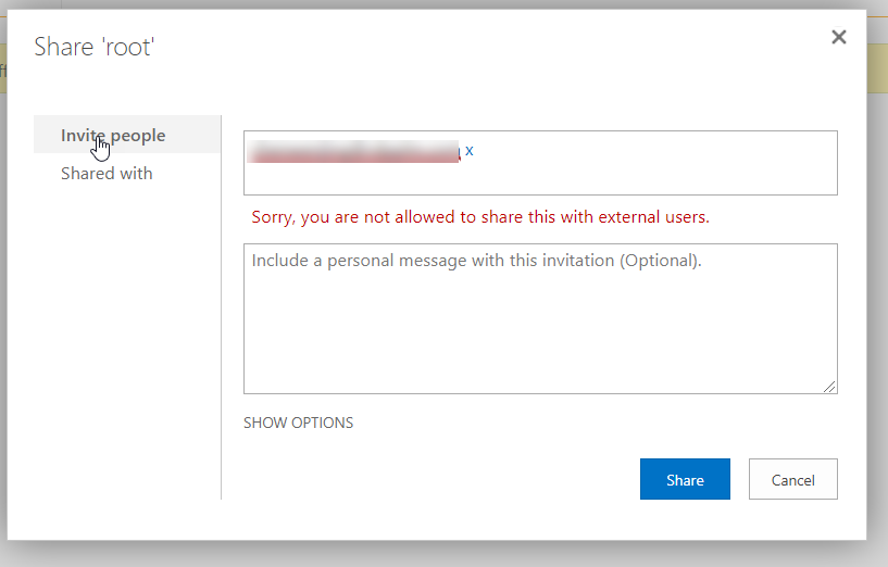 Sharepoint 2016 on Prem external user sharing issue · Issue #98 · Yvand ...