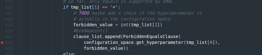 `bug` Forbidden Configuration · Issue #770 · automl/SMAC3 · GitHub