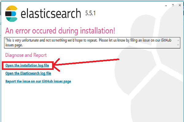 Elastic Search Error · Issue 116 · Elasticwindows Installers · Github 