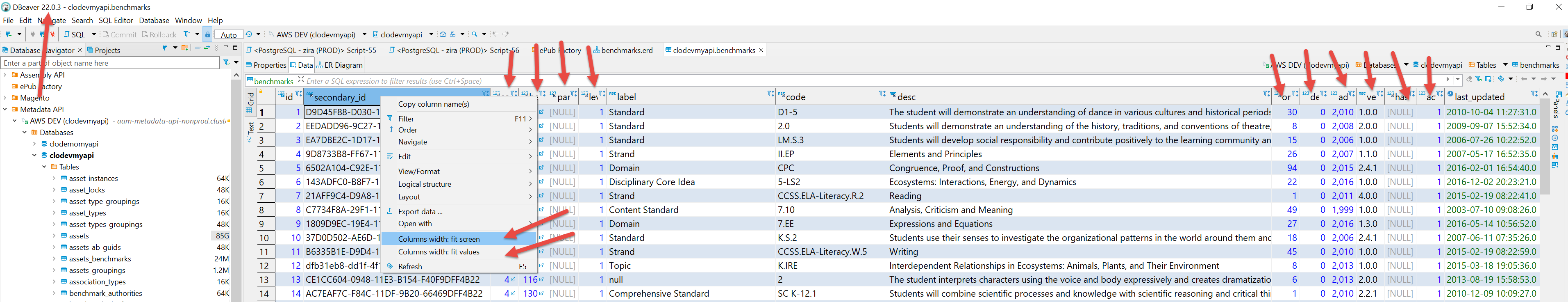 Column data does not fit cell · Issue #13007 · dbeaver/dbeaver · GitHub