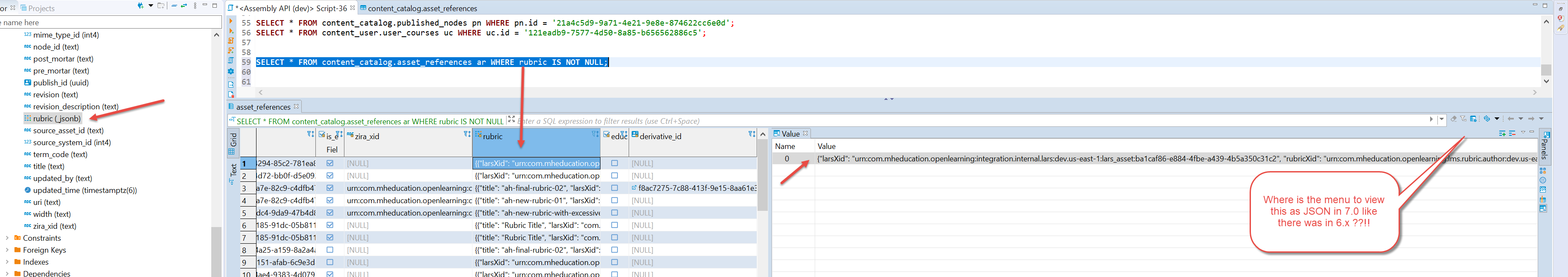 JSON format value in addition to Binary, Text, XML · Issue #6049 · dbeaver/dbeaver · GitHub
