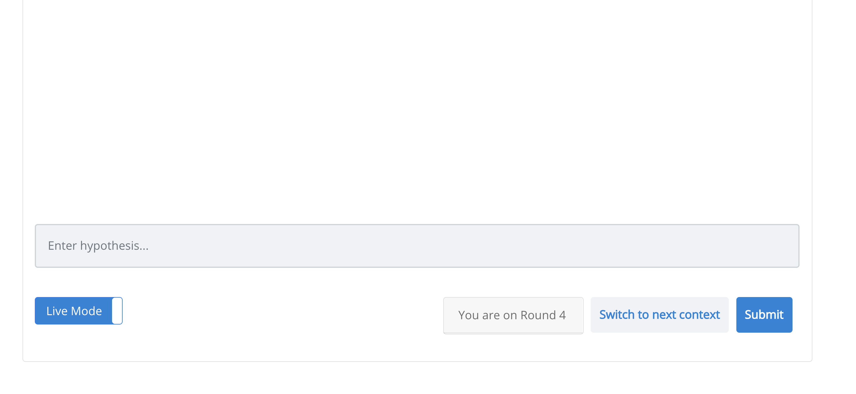 "You are on round x" message seems to be a different style than the rest of dynabench · Issue ...