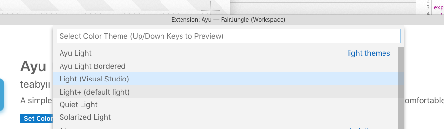 Focus and mouse over should have different colors (eg. in palette) · Issue #78 · ayu-theme ...