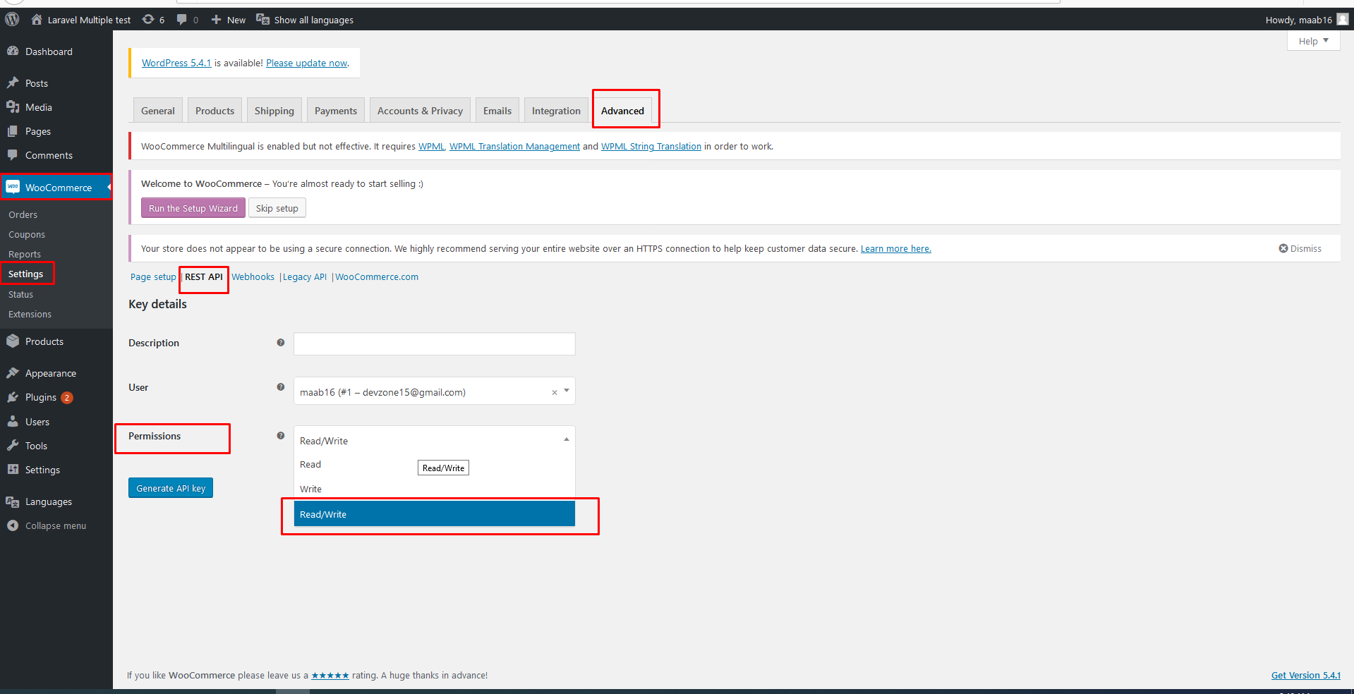[woocommerce_rest_cannot_view] · Issue #31 · Codexshaper/laravel-woocommerce · GitHub