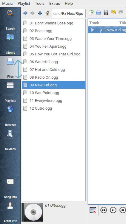 Qt 5 Adwaita theme makes sidebar tabs stretched · Issue #6024 · clementine-player/Clementine ...