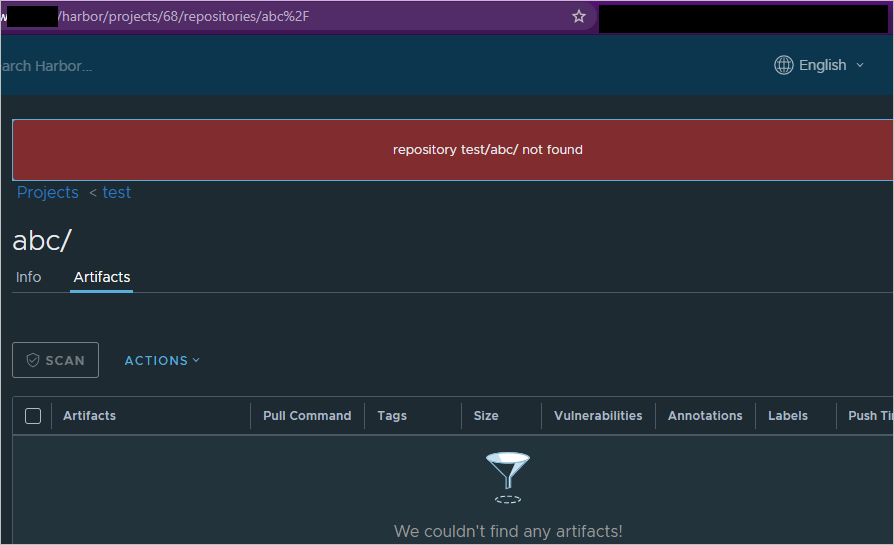 [harbor-portal] Repository not fount when the repo contains the project name field · Issue ...