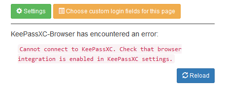 Cannot connect to KeePassXC in Firefox · Issue #734 · keepassxreboot/keepassxc-browser · GitHub