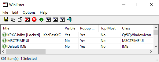 Keepass main window disappears [v2.5.4 - Windows 10] · Issue #4650 ...