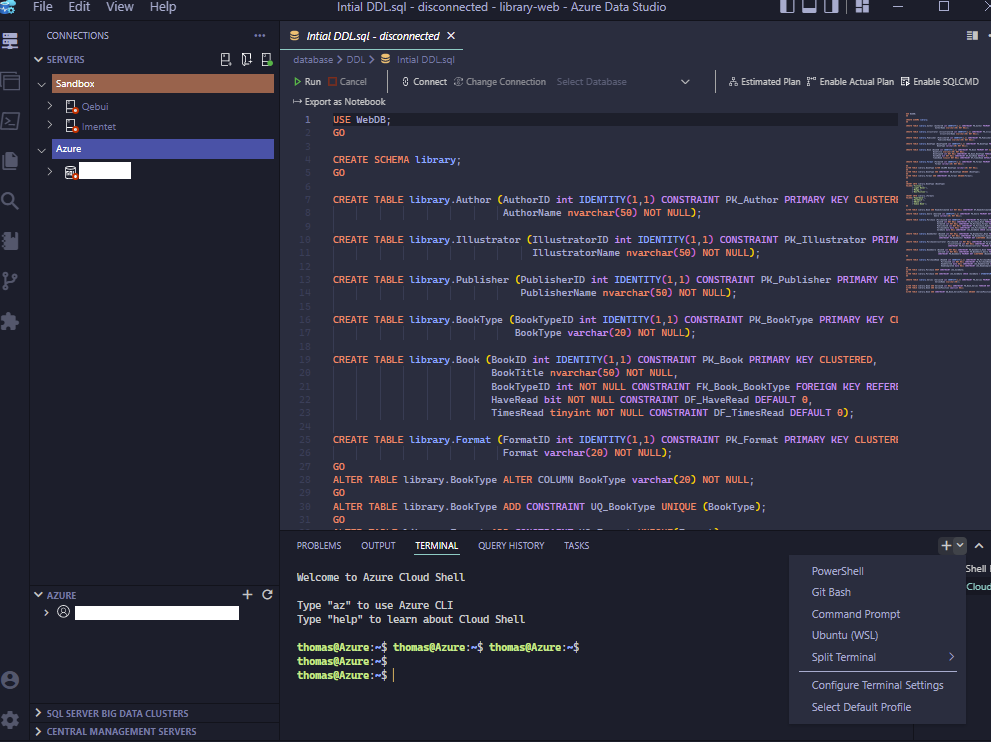 Add Azure Cloud Shell to terminal drop down options · Issue #22584 ...