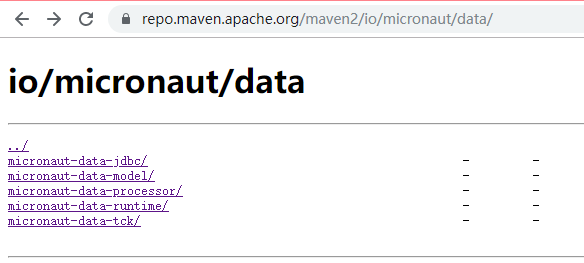NotFound micronaut-data-hibernate-jpa in Maven repo · Issue #169 · micronaut-projects/micronaut ...