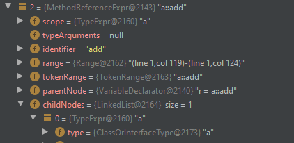 Method References on object instances or field accesses parsed to TypeExpr instead of expected ...