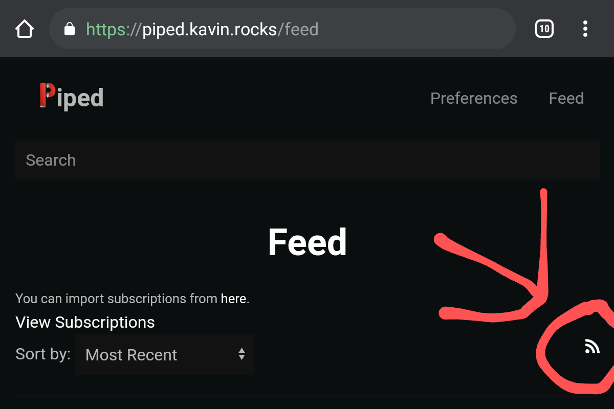 RSS Feeds · Issue #321 · TeamPiped/Piped · GitHub
