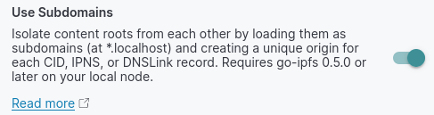 Somehow piped.kavin.rocks redirects to http://localhost:8080/ipns ...