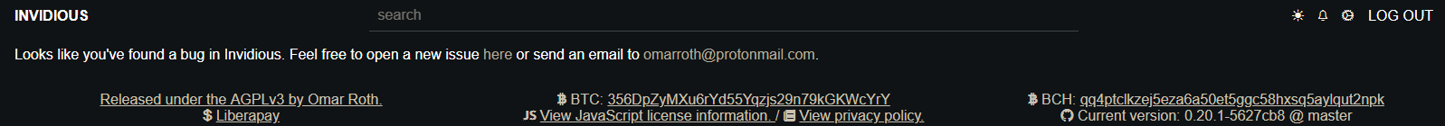 Error when loading channels · Issue #1410 · iv-org/invidious · GitHub