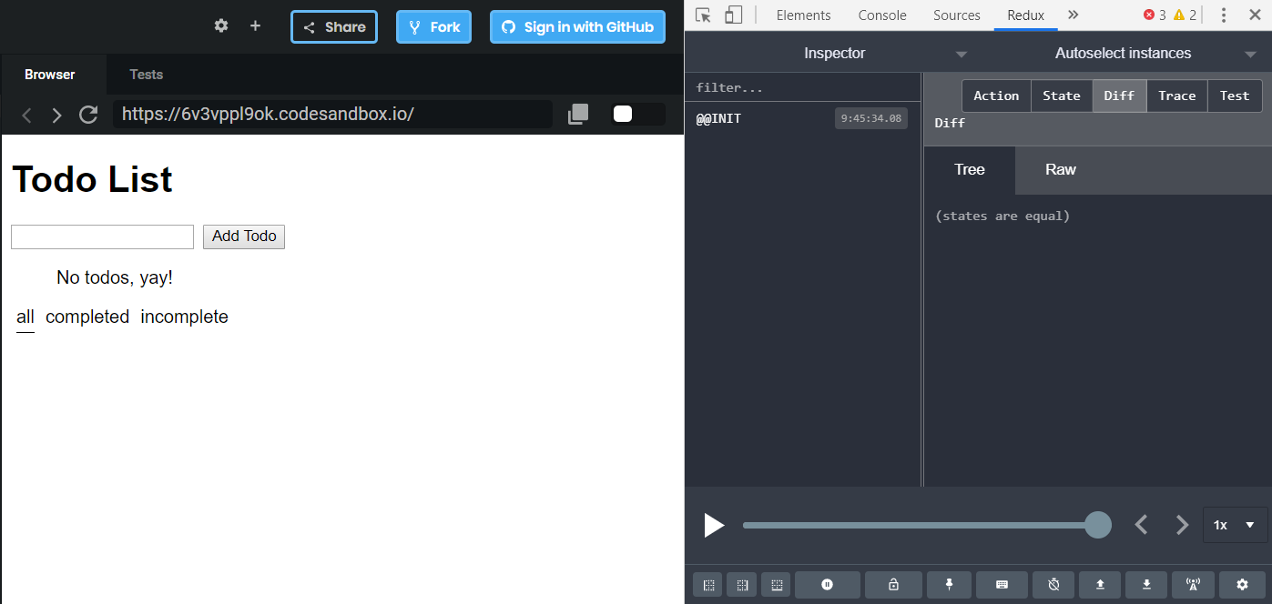 Can't use redux-devtools through extension · Issue #1035 · codesandbox/codesandbox-client · GitHub