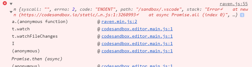 Spurious console.log errors when loading the editor · Issue #1688 · codesandbox/codesandbox ...