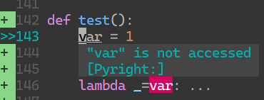 Variable used as a default value of an argument in a lambda expression ...