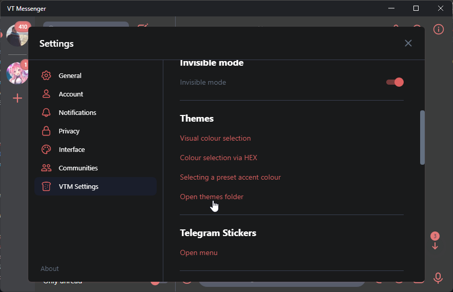 GitHub - devdarktheme/vkmsg: devdark theme for VKMessenger