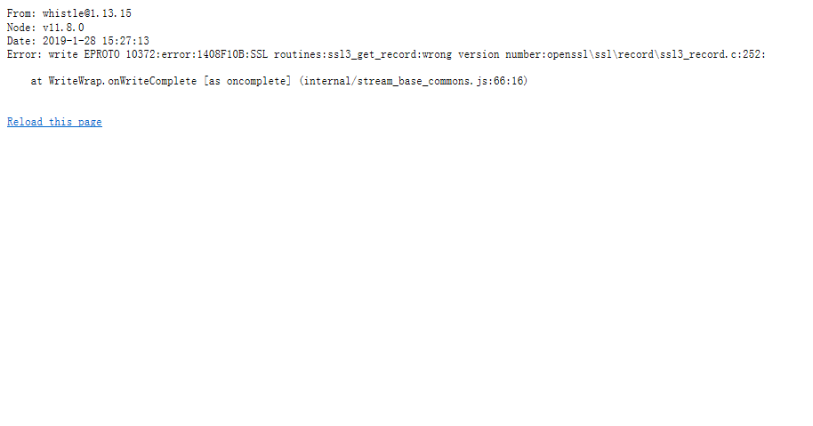 proxy报错： tunneling socket could not be established & SSL routines:ssl3_get_record:wrong version ...