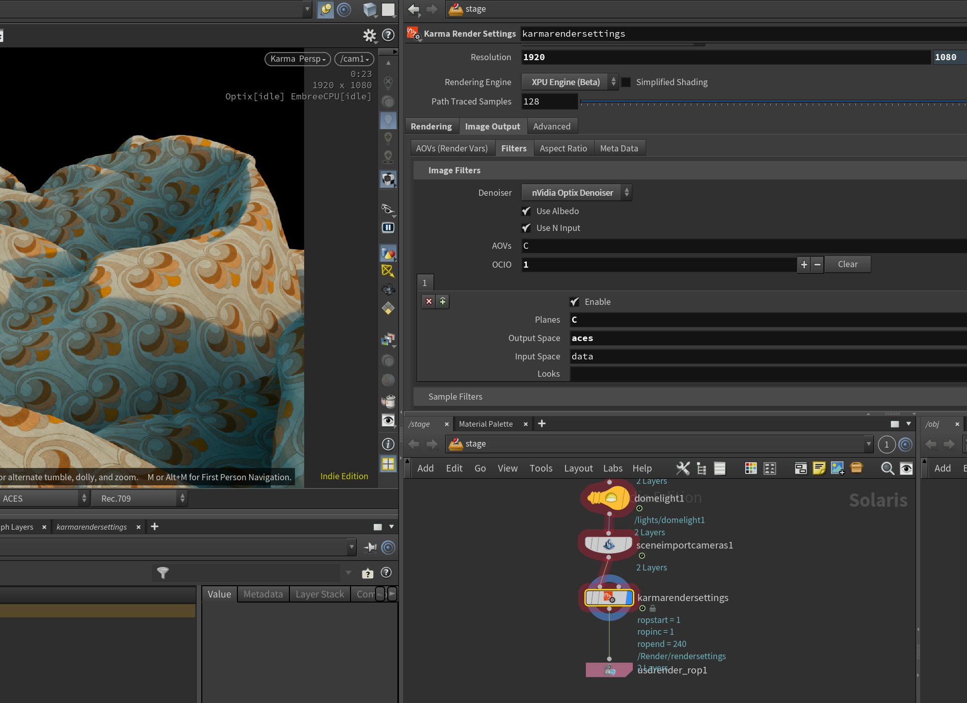 Issues with Karma renderer using OpenColorIO | Forums | SideFX