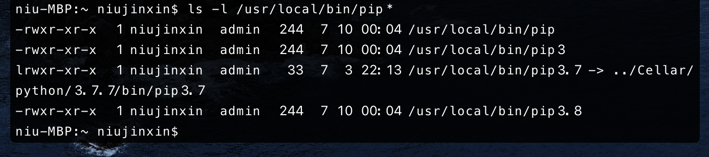 Homebrew 更新后 pip3 和 jupyterlab 提示“bad interpreter: No such file or ...