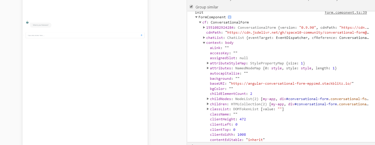 Enclose conversational form within a DIV : Angular 6 · Issue #285 · space10-community ...