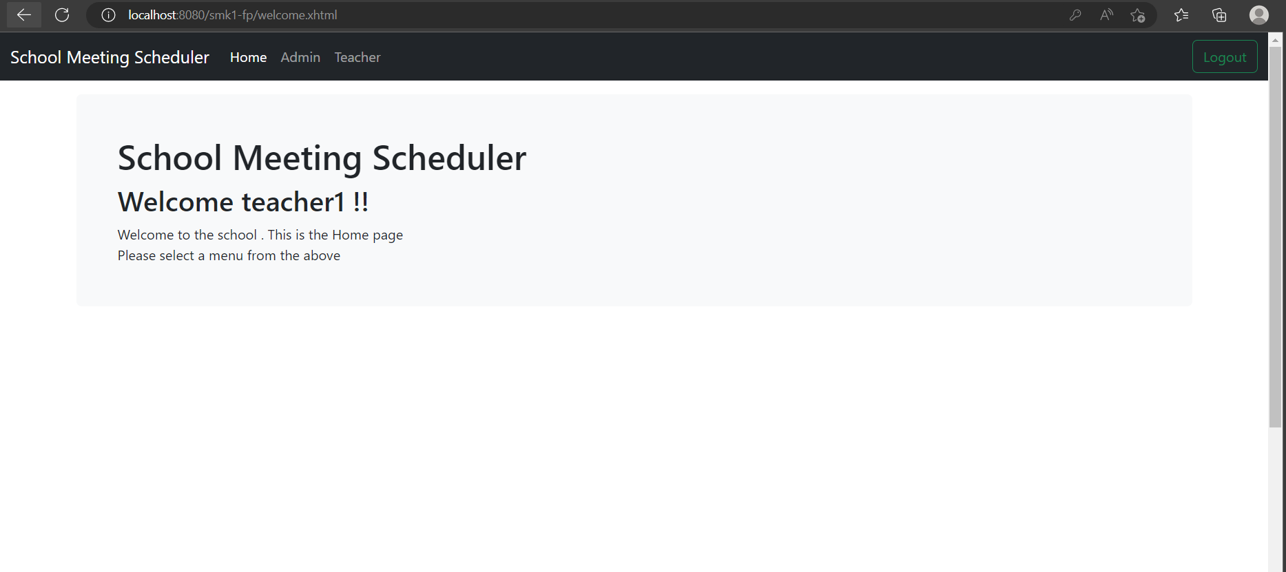 GitHub - Sumanth-MK/Parent-Teacher-Meeting-Scheduler: A meeting scheduler, where both parent and ...