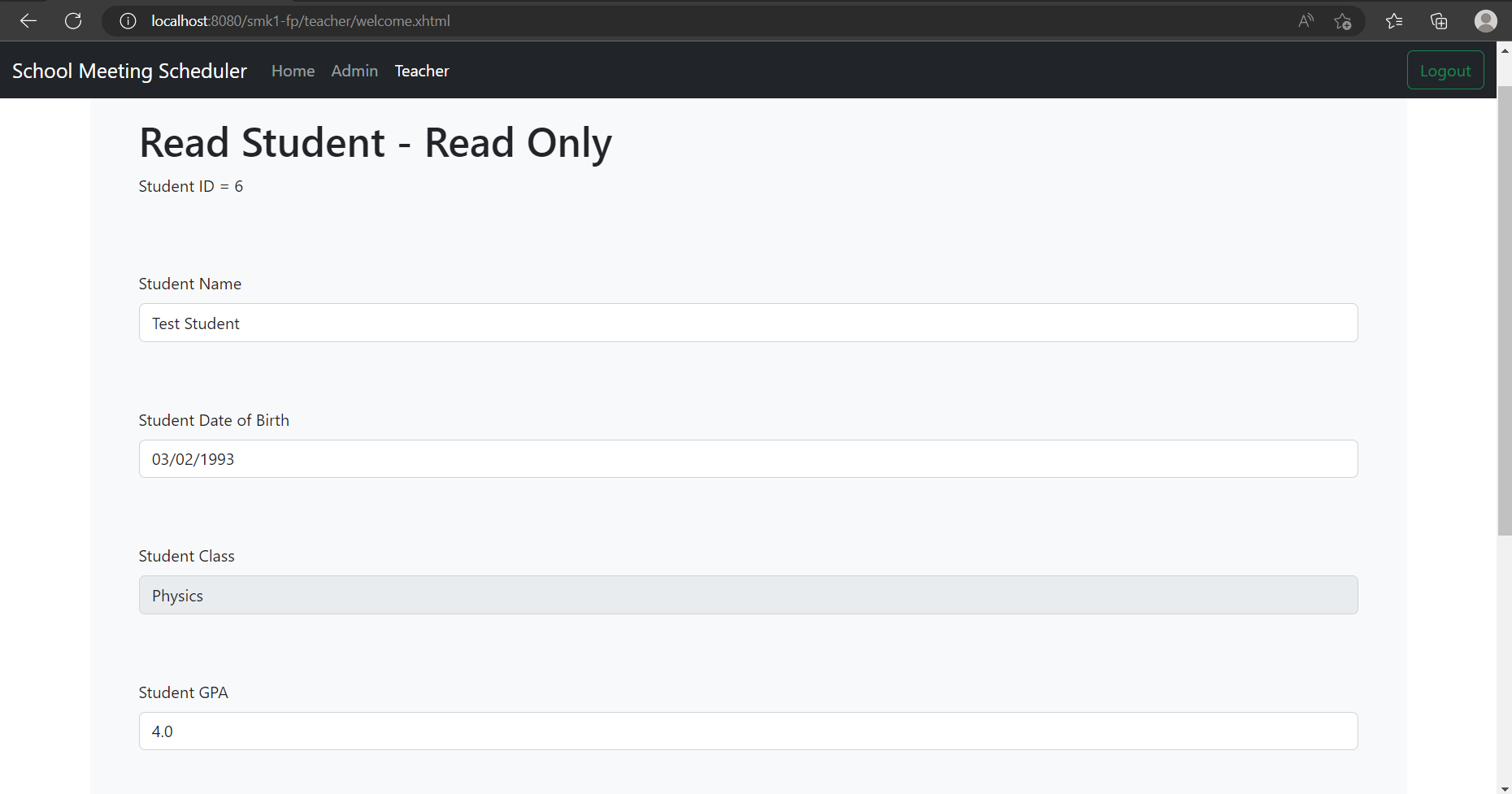 GitHub - Sumanth-MK/Parent-Teacher-Meeting-Scheduler: A meeting scheduler, where both parent and ...