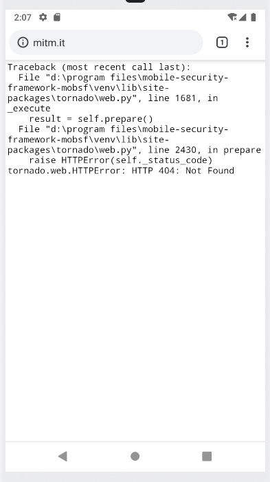 HTTPTools doesn't work, throws errors on requests · Issue #1635 · MobSF/Mobile-Security ...