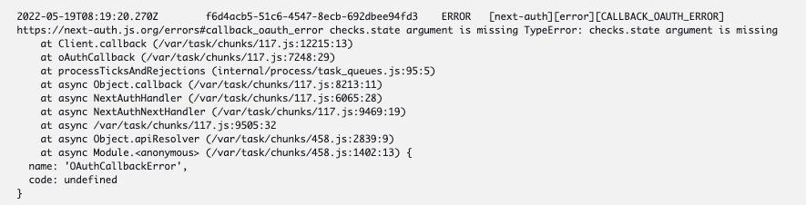 Amazon Cognito + next-auth -> checks.state argument is missing · Issue #4570 · nextauthjs/next ...