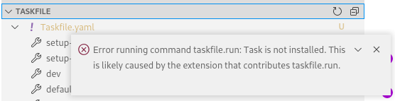 Can't run in VSCode in macOS · Issue #11 · paulvarache/vscode-taskfile · GitHub