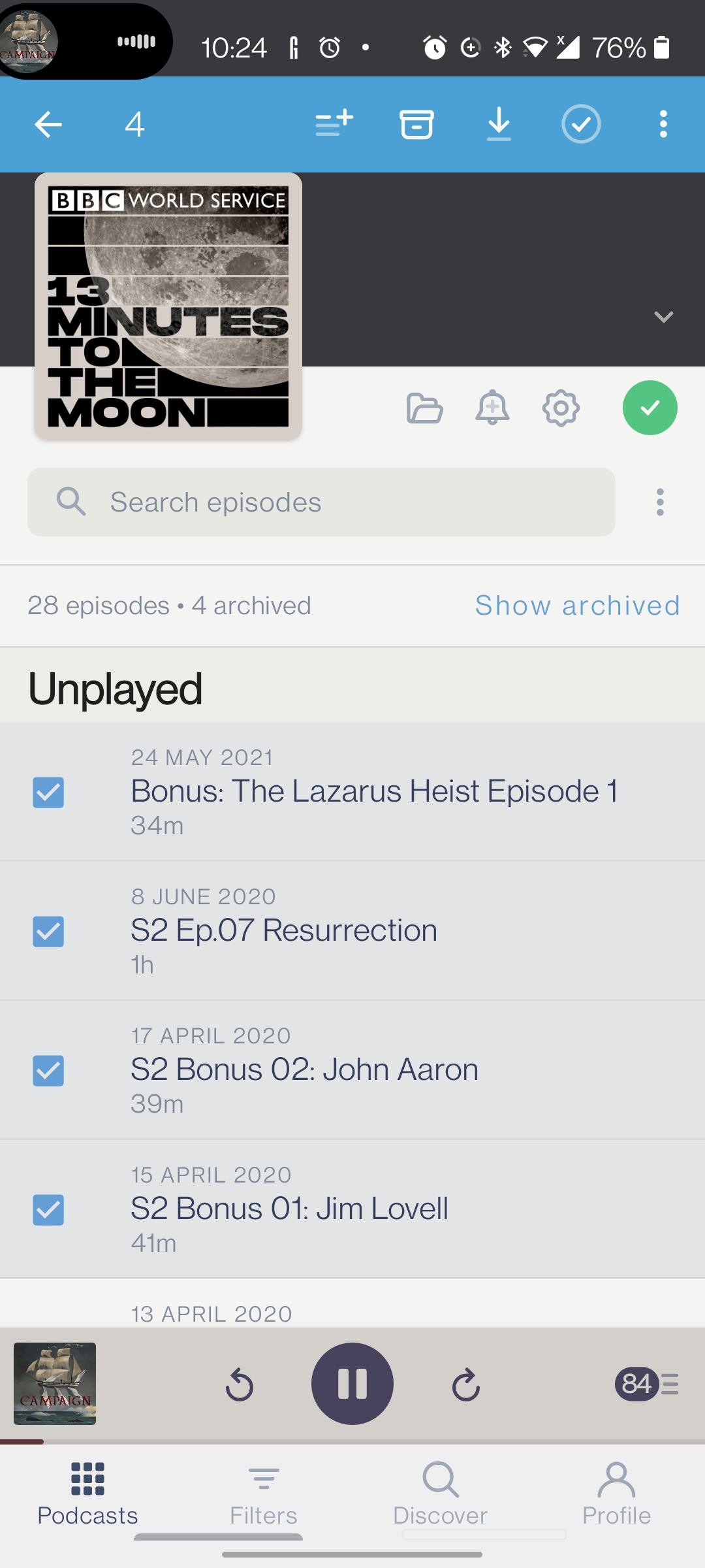 I find the UI of the Rosé and Indigos upnext multiselect view & swipe UI a tad inconsistent ...