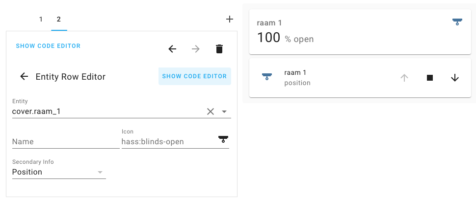 Cover Not Showing Position As Secondary Info In Entities Card · Issue 8199 · Home Assistant