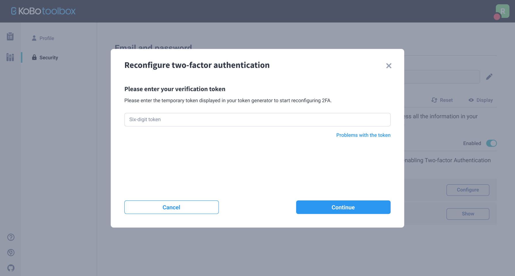 2FA Designs · Issue #3552 · kobotoolbox/kpi · GitHub