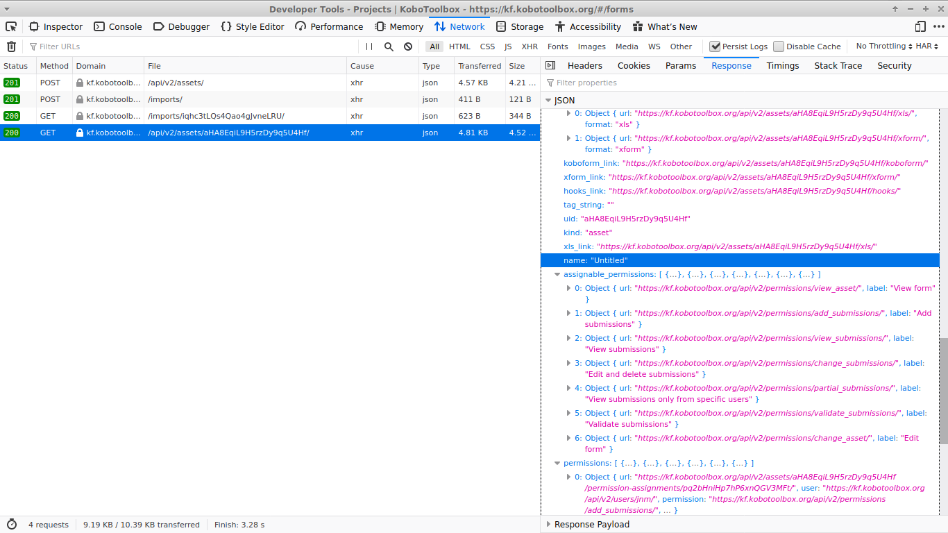 API returns `name: "Untitled"` when XLSForm uploaded without `form_title` setting · Issue #2700 ...