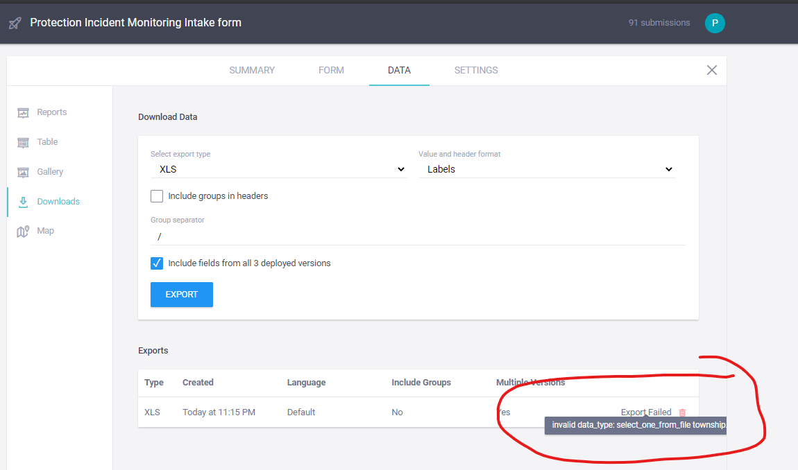 `ValueError: unknown type` for newer XLSForm types · Issue #212 · kobotoolbox/formpack · GitHub