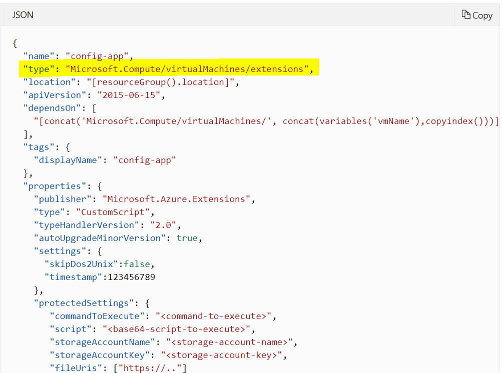 Invalid type in documentation example · Issue #21634 · MicrosoftDocs ...