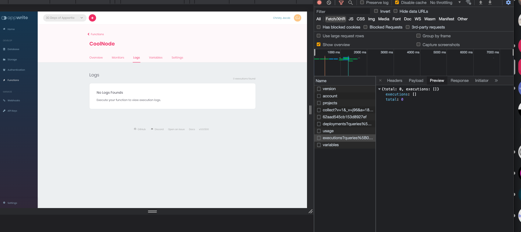 🚀 Feature Stdout Function Logging · Issue 3934 · Appwriteappwrite 2779