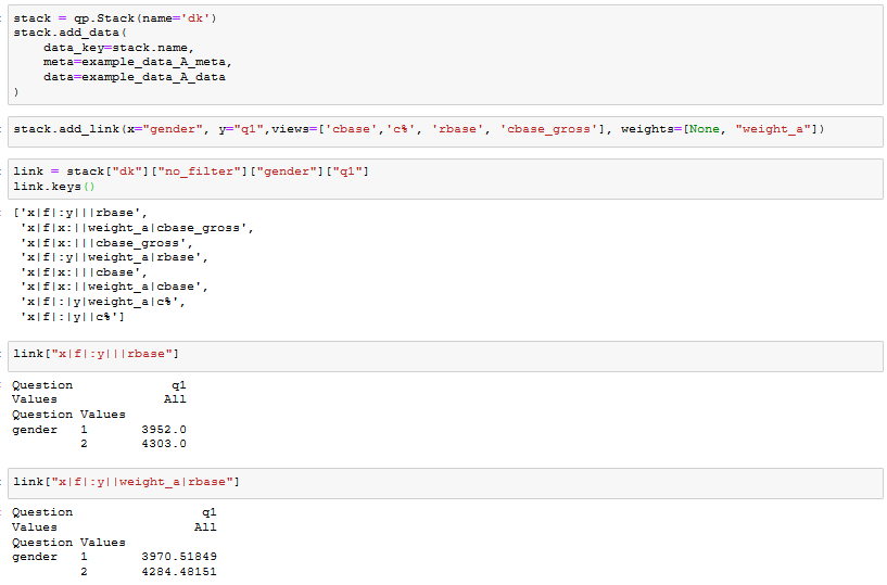 Unweighted and weighted base · Issue #1318 · Quantipy/quantipy · GitHub