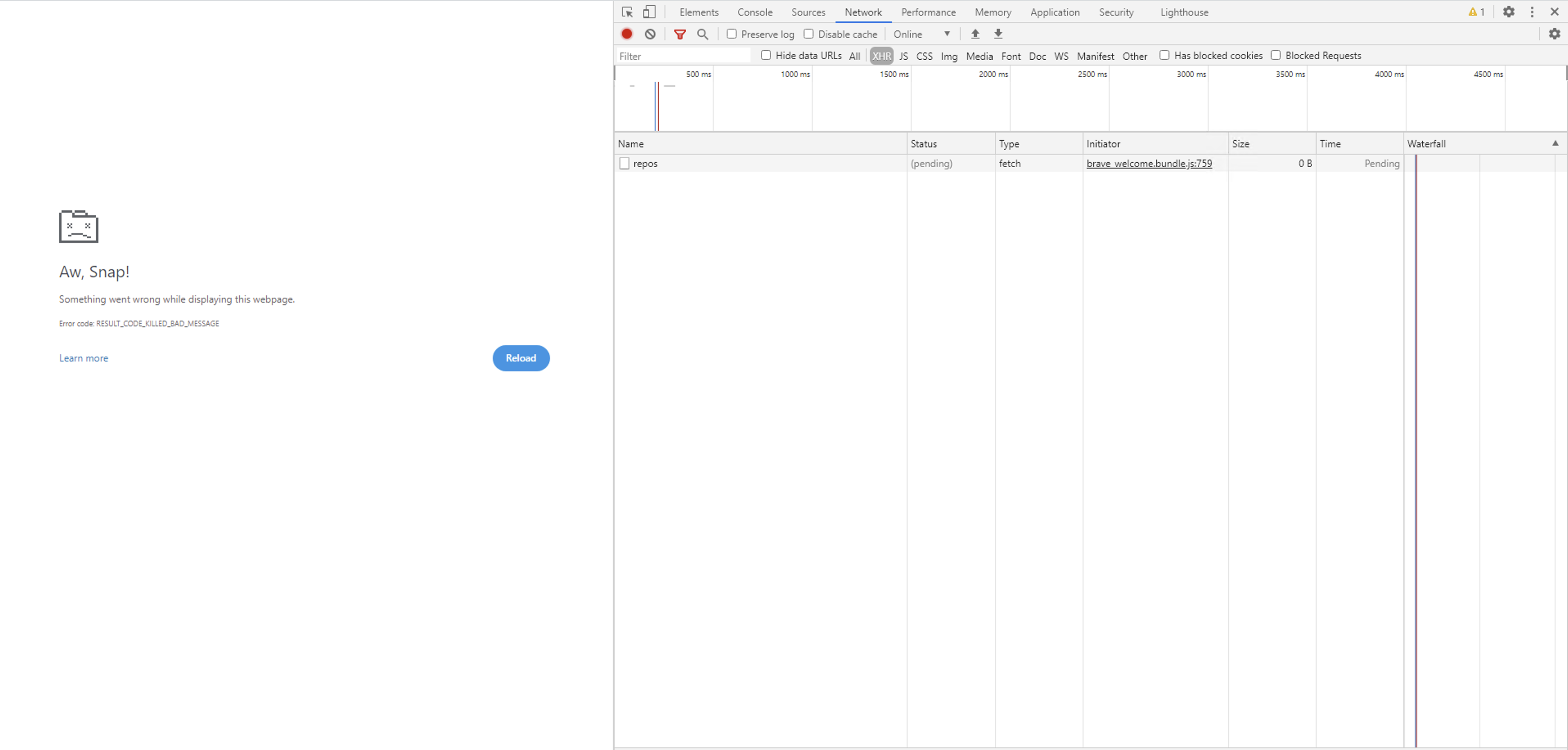 Aw, Snap! when trying to call an api from a component · Issue #13066 ...