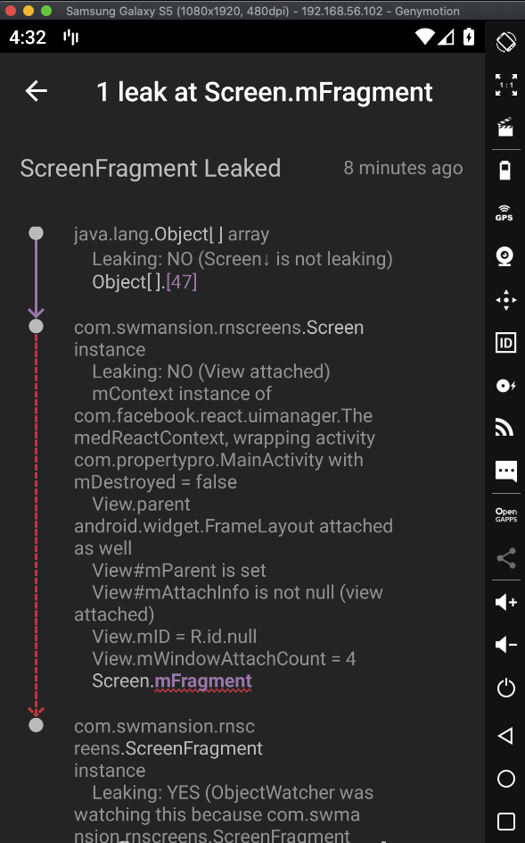Memory Leak In Stack Navigator · Issue 7078 · React Navigationreact Navigation · Github