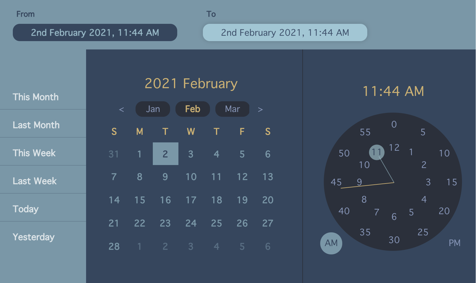 React datetime range super picker NPM Package Overview Socket