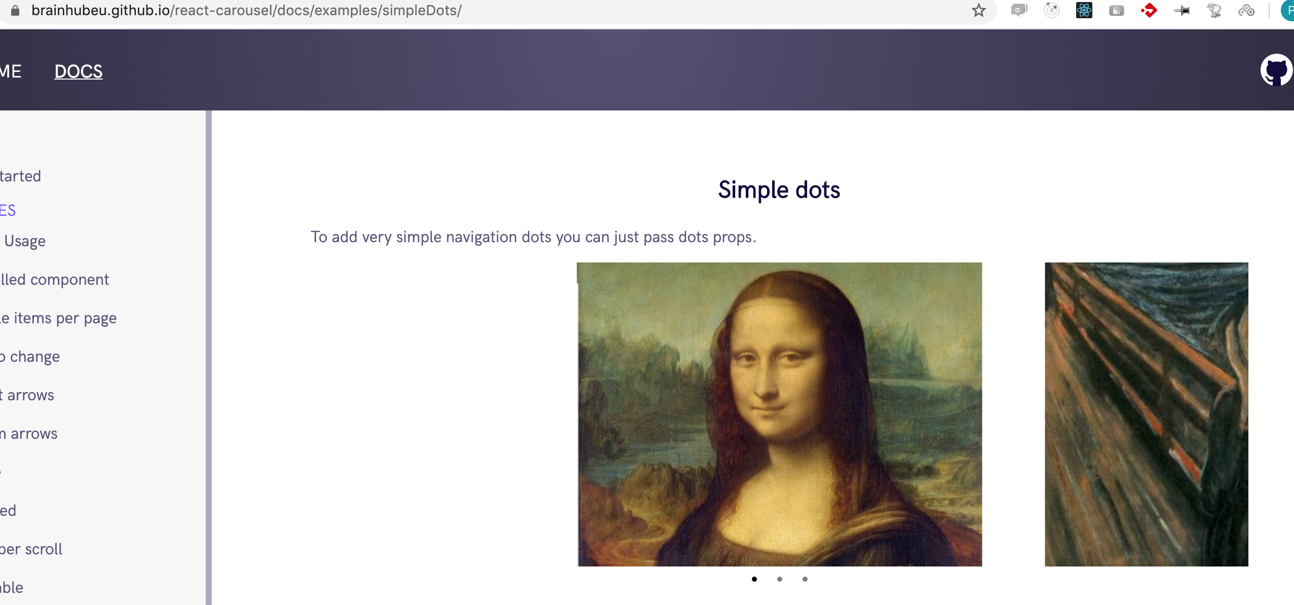 Bad positioning of dots · Issue #170 · brainhubeu/react-carousel · GitHub