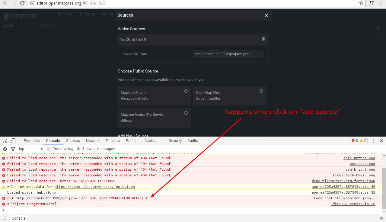 Adding GeoJSON files example video · Issue #210 · maplibre/maputnik ...