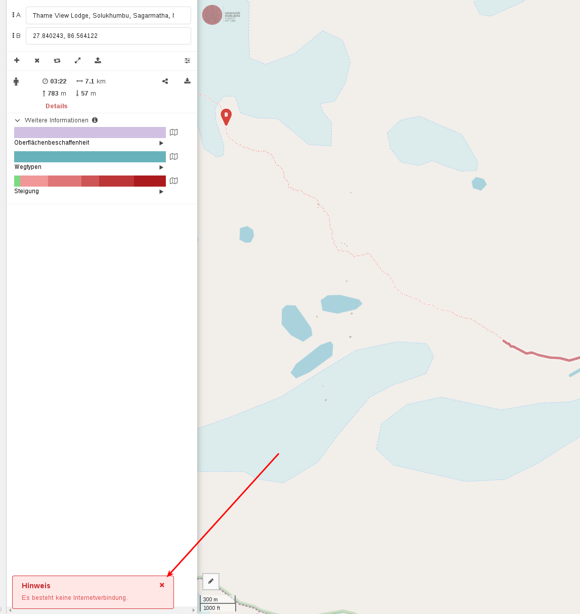 Incorrect error/warning message when no location can be found · Issue ...