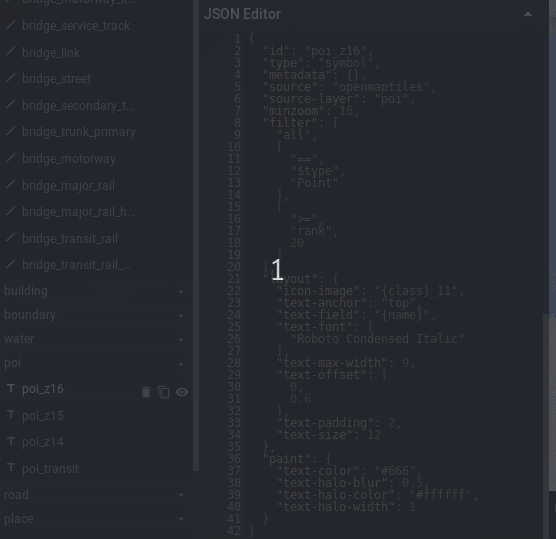 JSON editor: Cursor jumps to the end of the JSON code · Issue #502 · maplibre/maputnik · GitHub