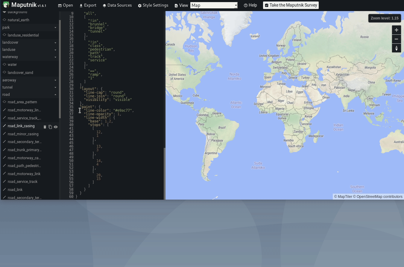JSON editor: unwanted scroll position change · Issue #565 · maplibre ...
