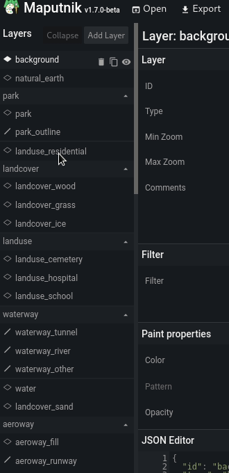 Layer list: Head should be visible all the time · Issue #646 · maplibre/maputnik · GitHub